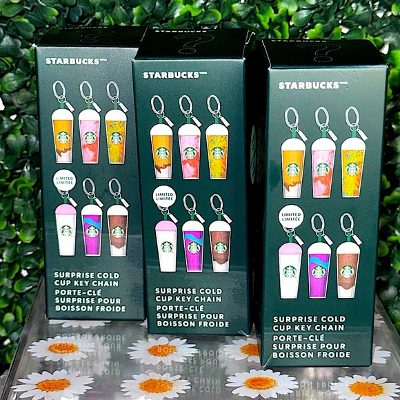 Starbucks | Accessories | Nwtset Of 3 Starbucks 225 Mystery Blind Box ...